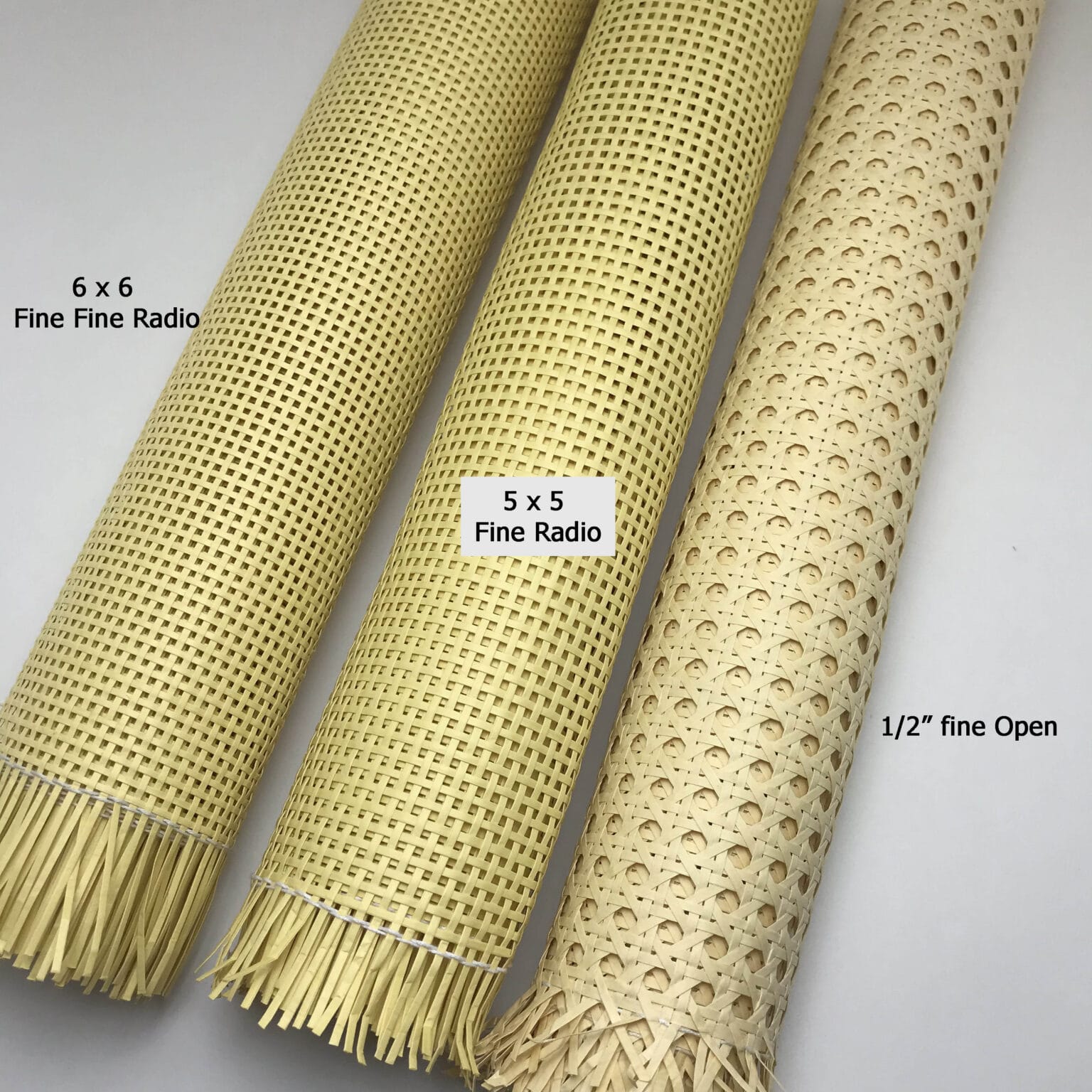 Sheet Cane – Fine Radio, Paper (5 x 5) – Levair’s Caning Supplies